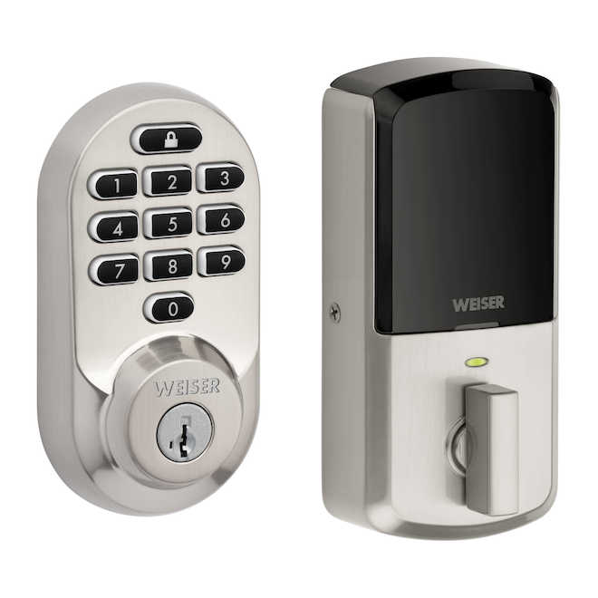 Weiser Halo Smart Lock Wifi Compatible with Digital Pad and SmartKey ...