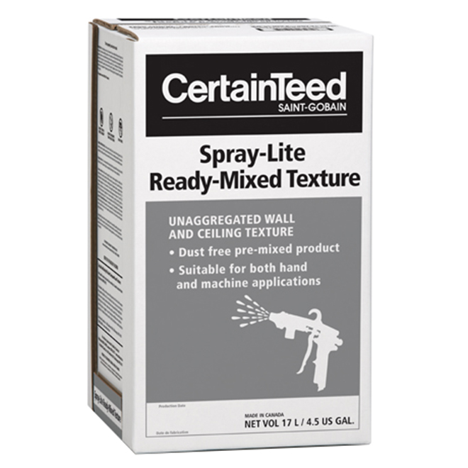 PROROC CertainTeed Spray-Lite Wall and Ceiling Texture Spray - Water ...