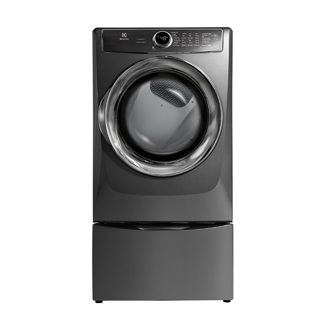 ELECTROLUX Front Load Gas Dryer - Perfect Steam - 8 cu. ft. - Titanium ...