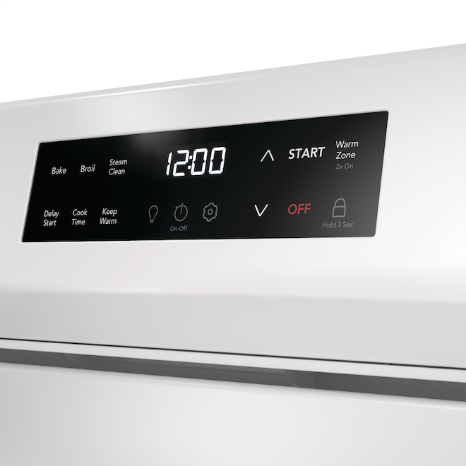 Frigidaire 30-In 5-Element Smooth Surface 5.3-Ft³ fiurSteam Cleaning ...