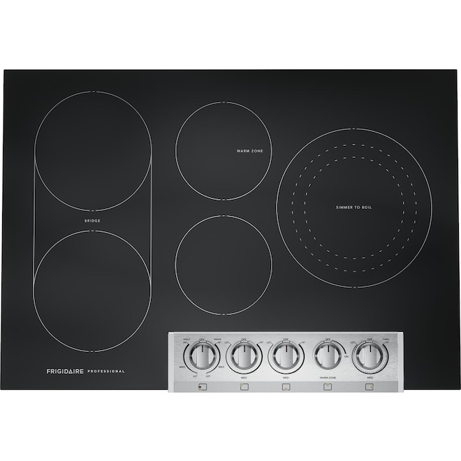 Frigidaire Professional Electric 30-in Cooktop in Glass-Ceramic with 5 ...
