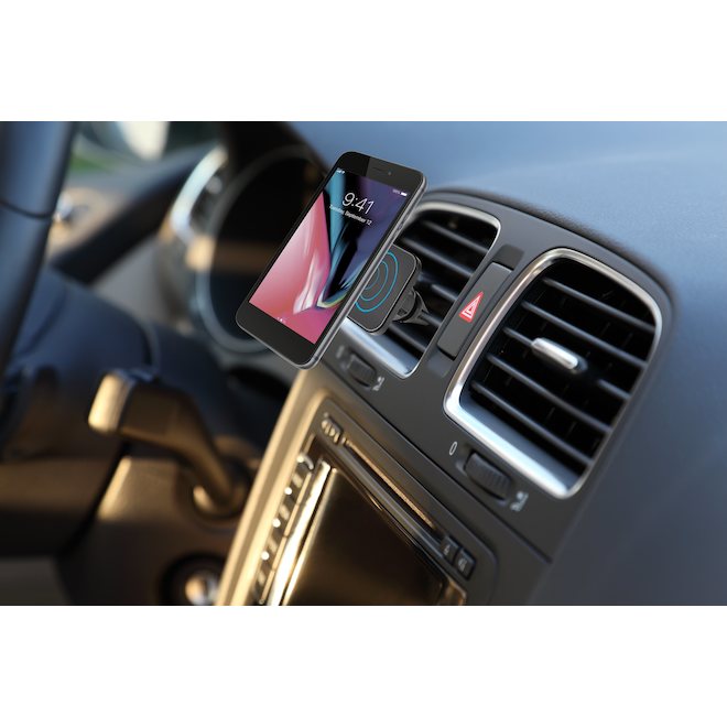 Jensen Universal Air Vent Magnetic Phone Mount - Black - Square ...