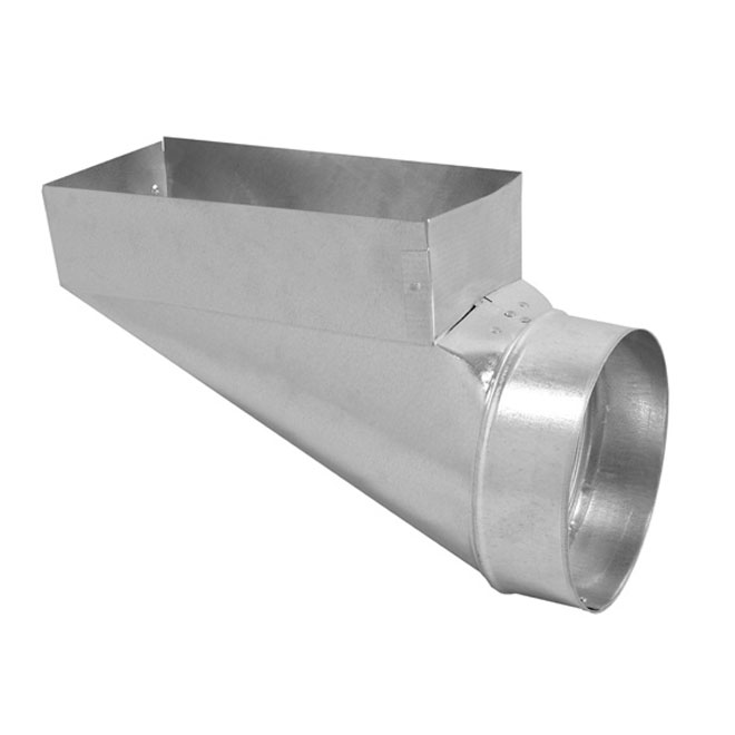 Imperial Galvanized End Boot - 4-in x 10-in x 4-in - Steel GV0651 | RONA