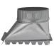 Imperial 4-in x 4-in Galvanized Steel Side Duct Take-Off GVL0218 | RONA