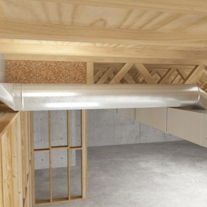 HVAC Replacement Parts 6 Inch Dryer Vent Pipe 2-Pack - 5 Foot ...