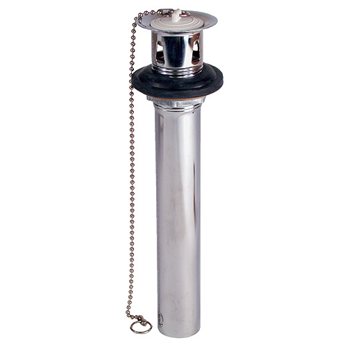 PLUMB PAK 1-Piece Lavatory P.O. Plug - 1 1/4" X 8" - Brass - Chrome ...