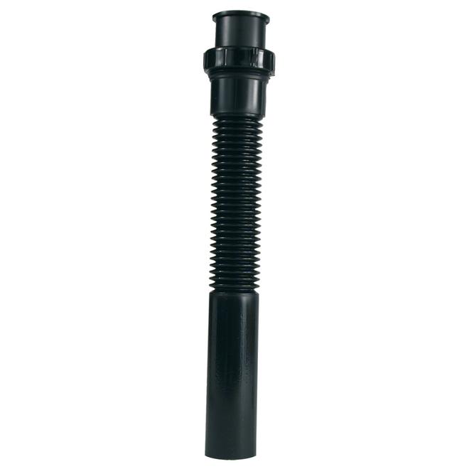 Plumb Pak 1-1/2-in x 12-in Flex 'N Fit Black Plastic Sink Extension ...