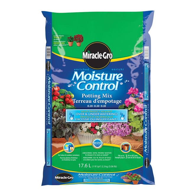 MIRACLE-GRO 17.6-L Potting soil 741784 | RONA