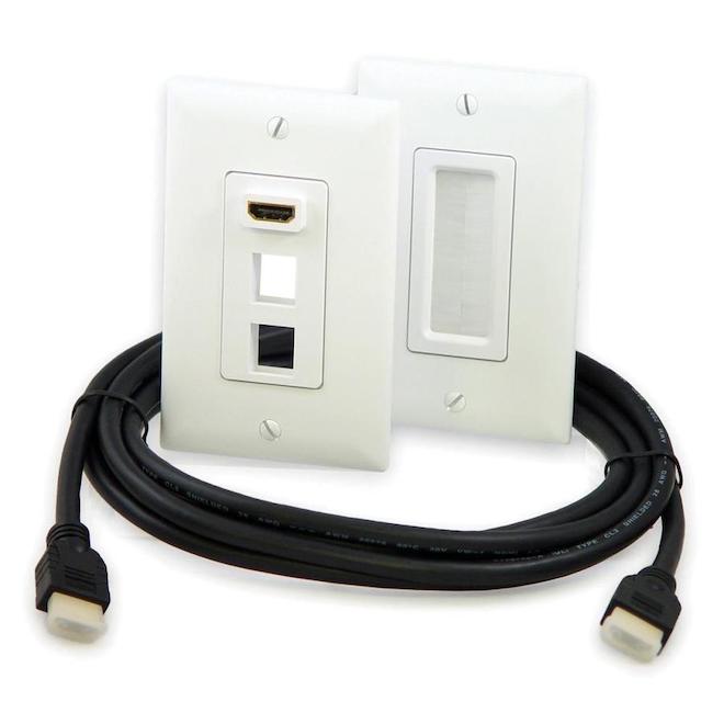 Legrand On-Q HDMI Premium In-Wall Connection Kit HT2001-WH-V1 | RONA