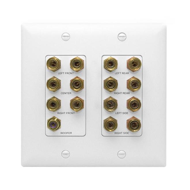 On-Q/Legrand White Wireless 7.1-CH Home Theater Speaker System WP9009 ...