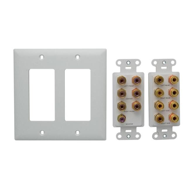 On-Q/Legrand White Wireless 7.1-CH Home Theater Speaker System WP9009 ...
