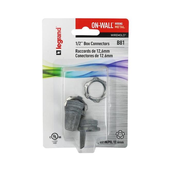 Wiremold .75-in x .5-in Silver Cord Covers (2-Pack) B-81 | RONA