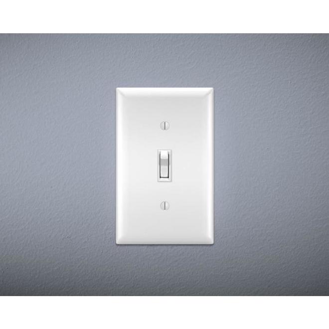 Legrand 15-Amp Single Pole White Framed Toggle Light Switch RC151WCC24 ...
