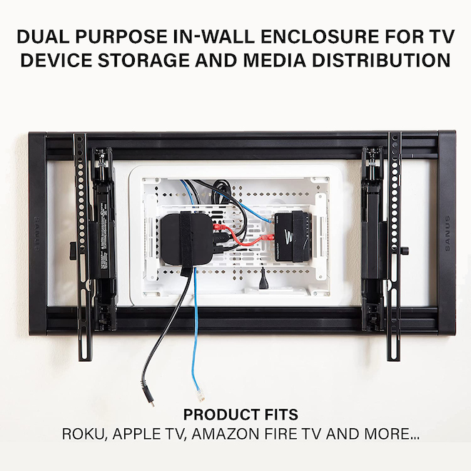 ONQ On-Q Media Box 9-in - Plastic - White ENP0905NAV1 | RONA