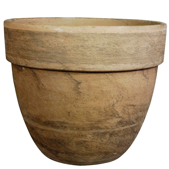 VASERIE PLP Basalt Levante Plant Pot - 9" 5624 | RONA