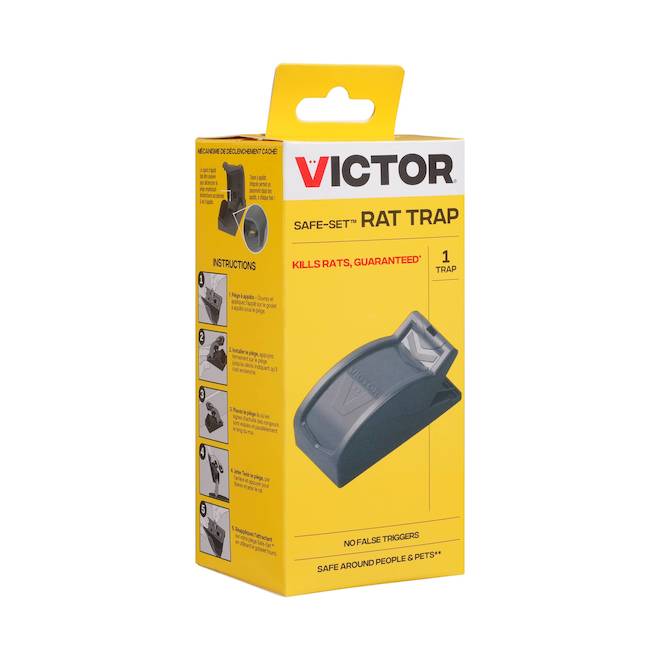 Victor Safe Set Rat Trap - Black M147B | RONA
