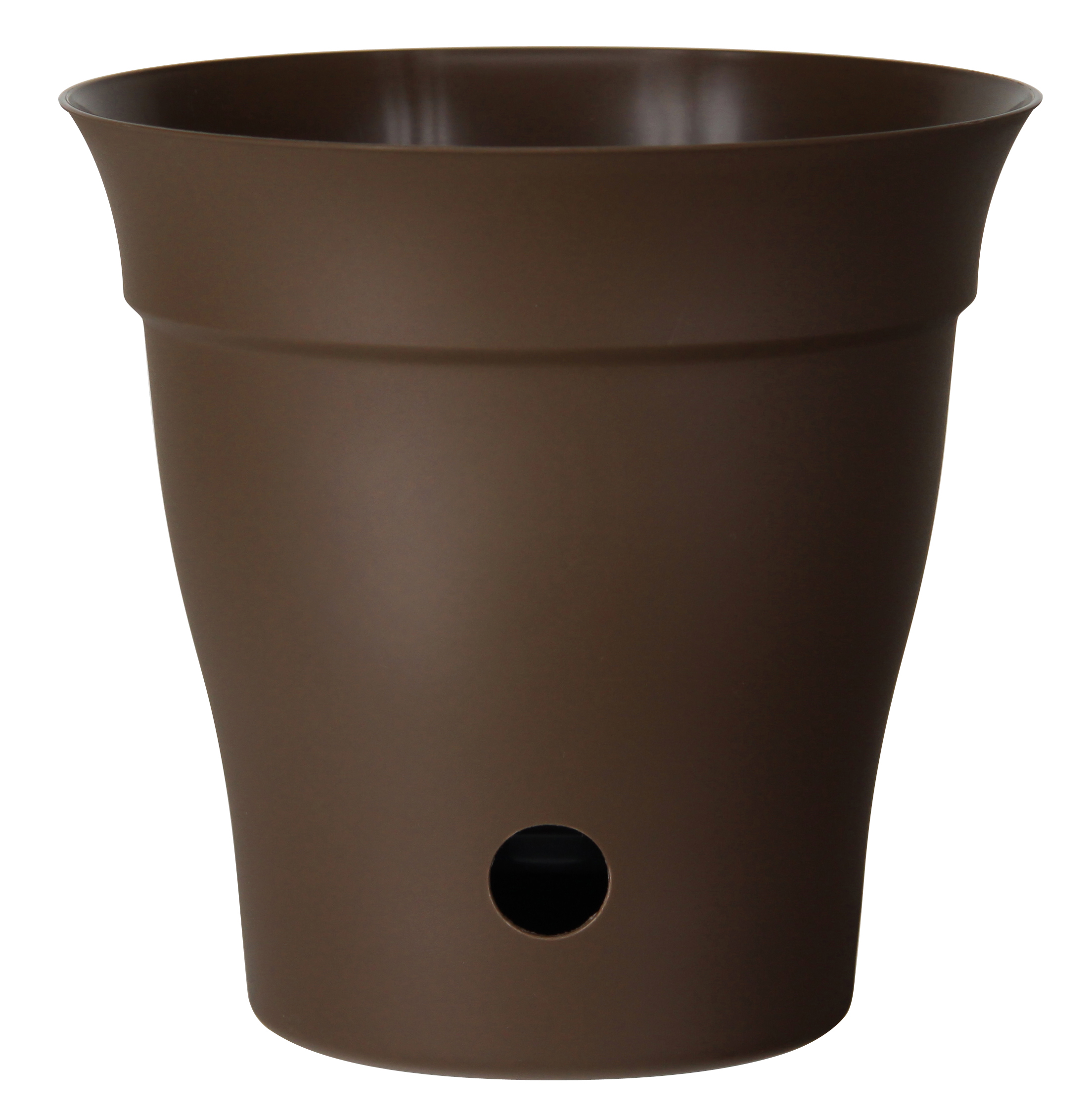 DCN "Contempra" Pot with inside saucer - Chocolate 4708-22 | RONA