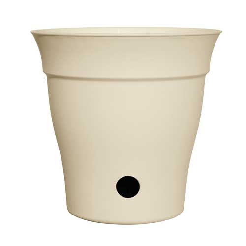DCN "Contempra" Pot with inside saucer - Cream 4708-12 | RONA
