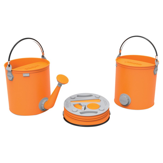 COLAPZ Watering Can and Bucket, 7 L - 2-in-1 - Orange CW-0306 | RONA