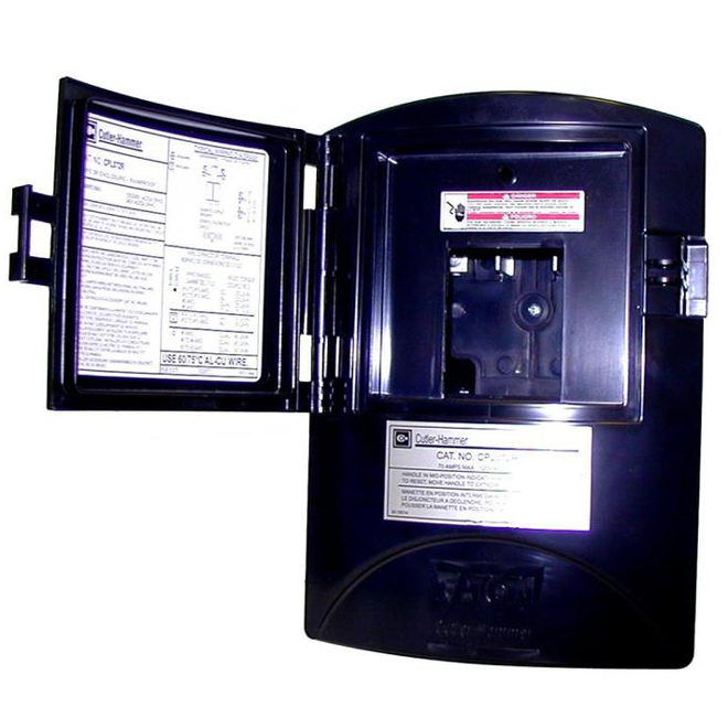 Eaton 4-Circuit 2-Space 70-Amp Main Lug Load Center CPL072R | RONA