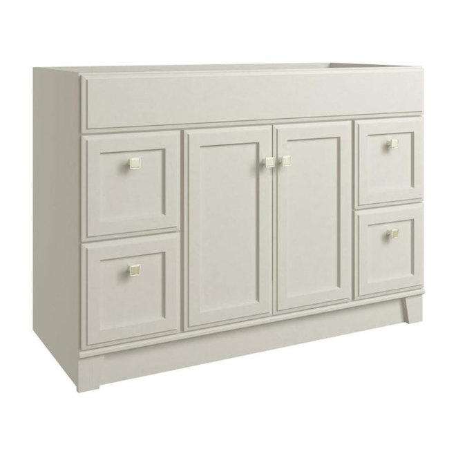 Diamond FreshFit Conley 48-in x 21-in Dove Gray Bathroom Vanity | RONA