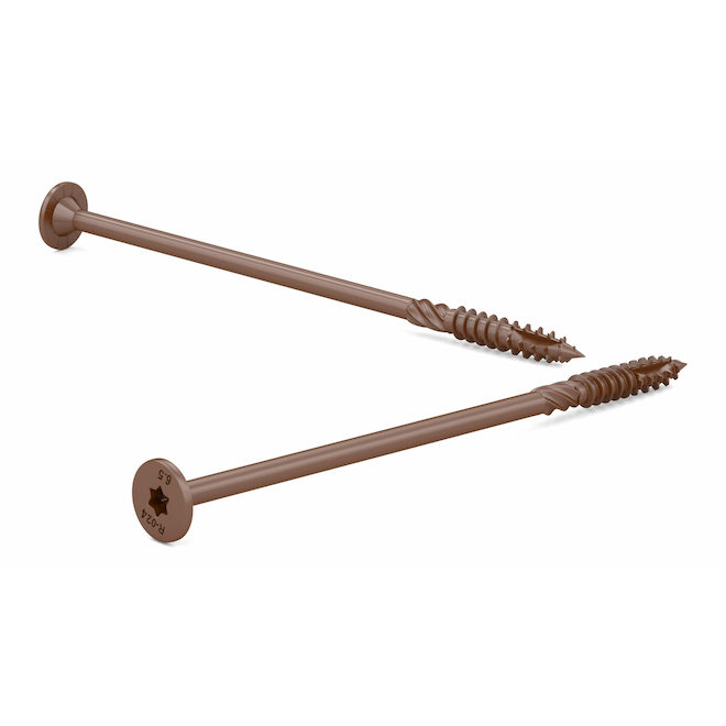Reliable PWR Drive STR Structural Screws 5/16 1/2 x 6 1/2-in - Brown ...