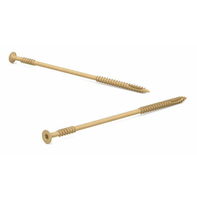 Reliable PWR Drive EVO Dual Action Construction Screws #10 x 6-in - Tan ...