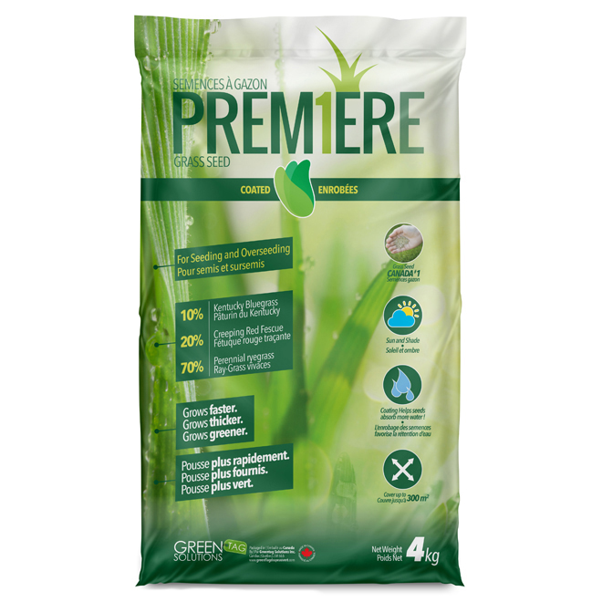 PICKSEED Coated Grass Seed - 4 kg SPSTC8044 | RONA