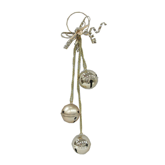 HOLIDAY LIVING Decorative Triple Bell - Metal - Gold LW33-LGSS01K | RONA