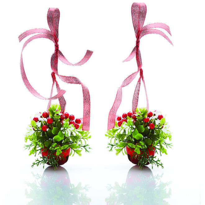 Holiday Living Bells and Ribbons - Rustic Tidings - Red and Green - 2 ...