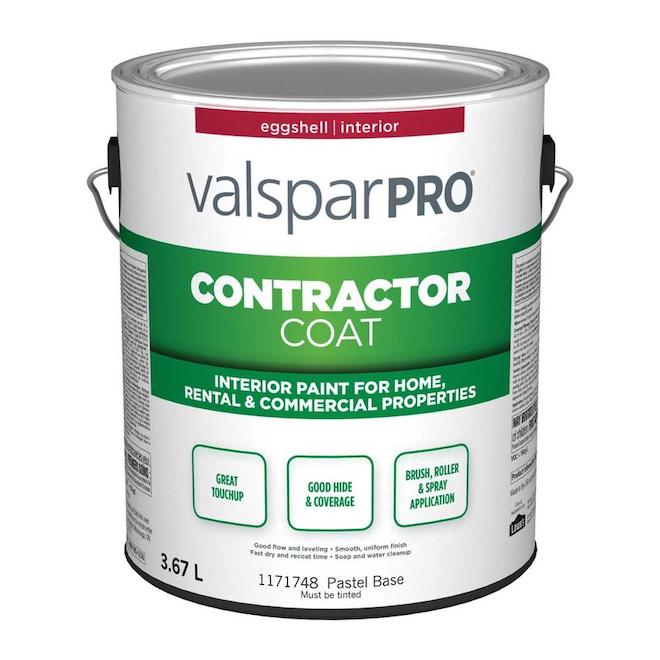 Valspar Contractor Coat Eggshell Latex Interior Paint 3.66-L | RONA