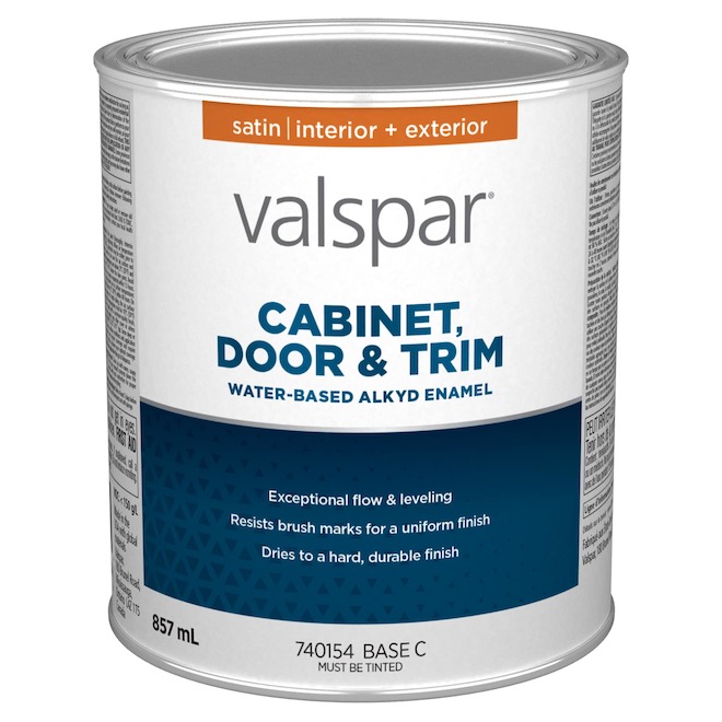 Valspar Water-Based Paint for Cabinets, Doors and Trims 857-ml ...