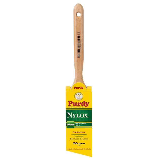 Pinceau angulaire Purdy Nylox Glide Elite avec long manche mince et ...