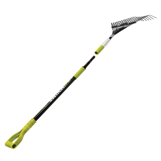 Sun Joe 41.7-in L Fiberglass-Handle Steel Garden Rake SJ-HS101 | RONA