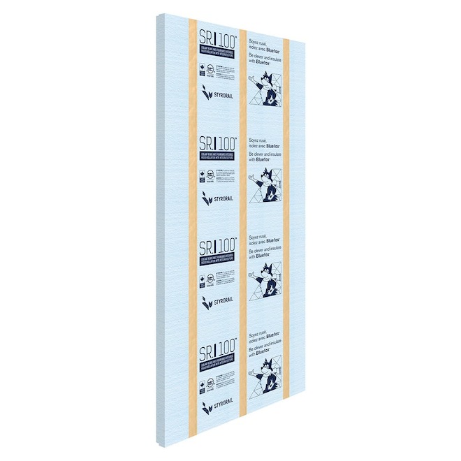 Styro Rail SR.I Insulating Panel Type 1 R14.8 with Integrated Furrings ...