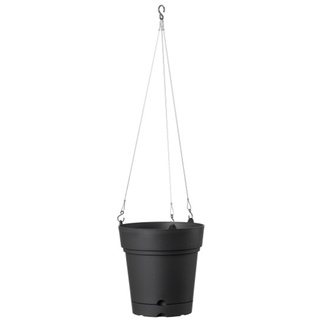 DEROMA Hanging Planter Pot - Samba - 8 3/4" - Anthracite 9BY14SZ | RONA