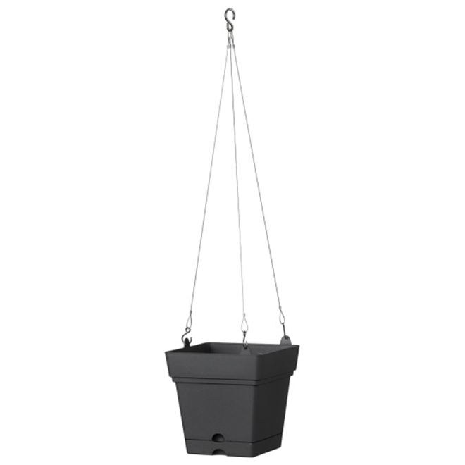DEROMA Hanging Planter Pot - Samba - 7" - Anthracite 9BZ14SZ | RONA