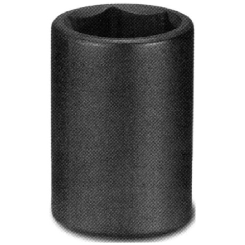 Unitool Regular Impact Socket - Black - Steel - 1/2-in Drive x 3/4-in W ...