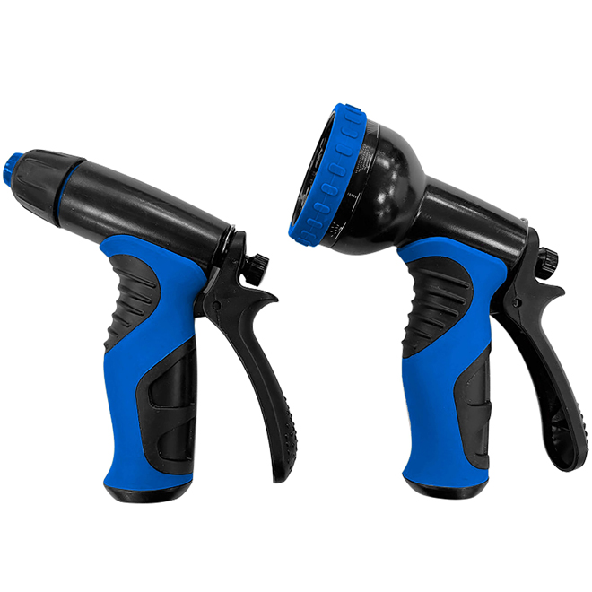 VALU+ 2-Pack Thermo-Plastic rubber 8-Function Hose Nozzle XM240529002 ...