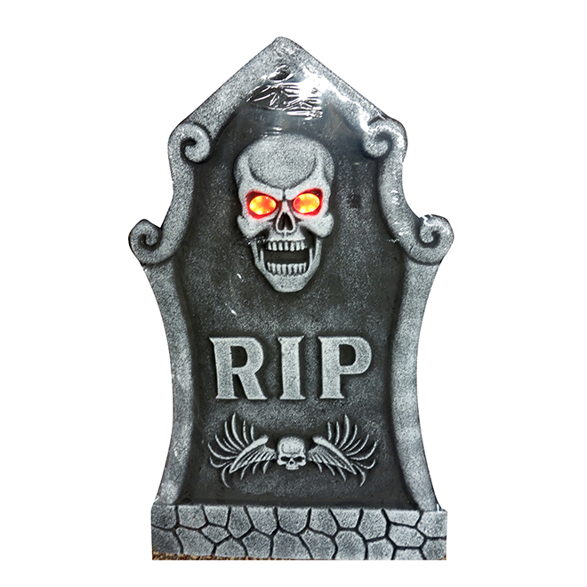 FRIGHT NIGHT LED Illuminated Tombstone - 23.5'' - Assorted HW21832 | RONA