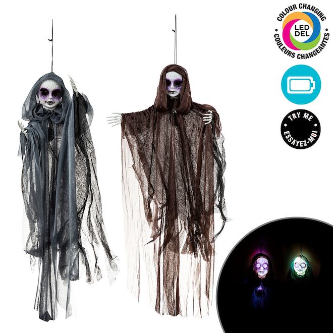 Hanging Zombie Doll with Glowing Eyes H35991 | RONA