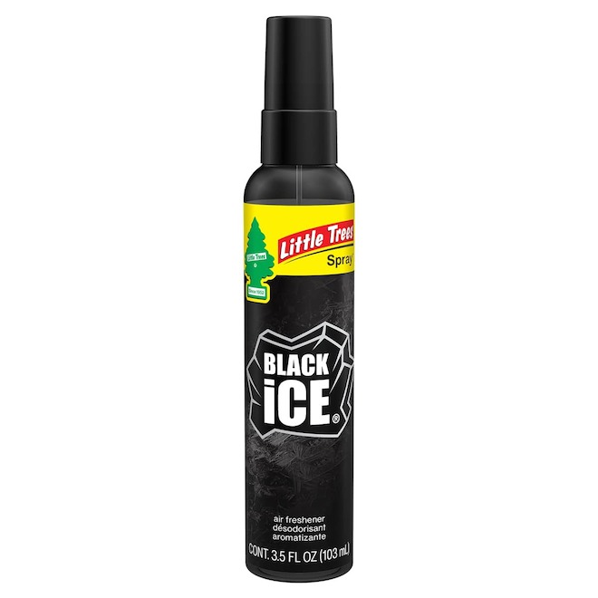 CAR-FRESHNER LITTLE TREES Spray Air Freshener with Black Ice Scent ...