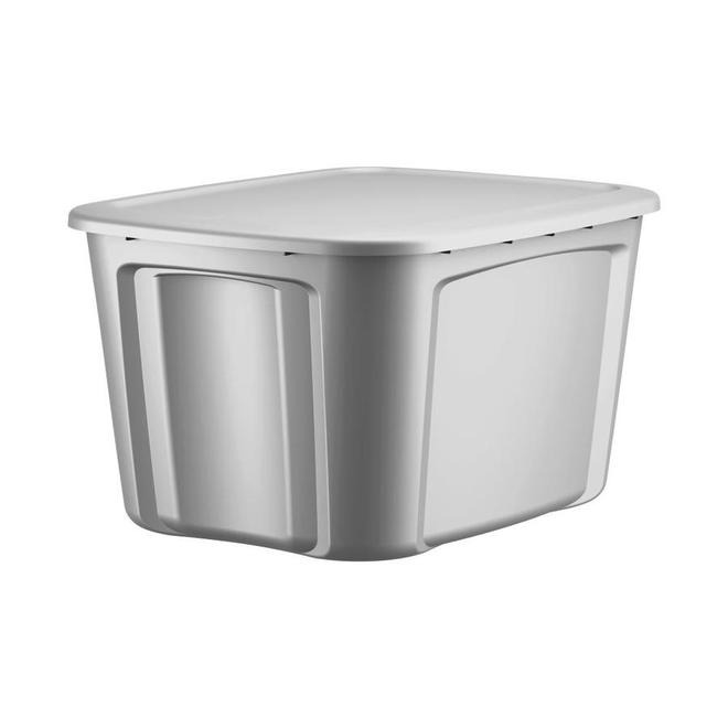 Bella Storage Solution 24,4 po L x 13,8 po H x 19,1 po P base grise ...