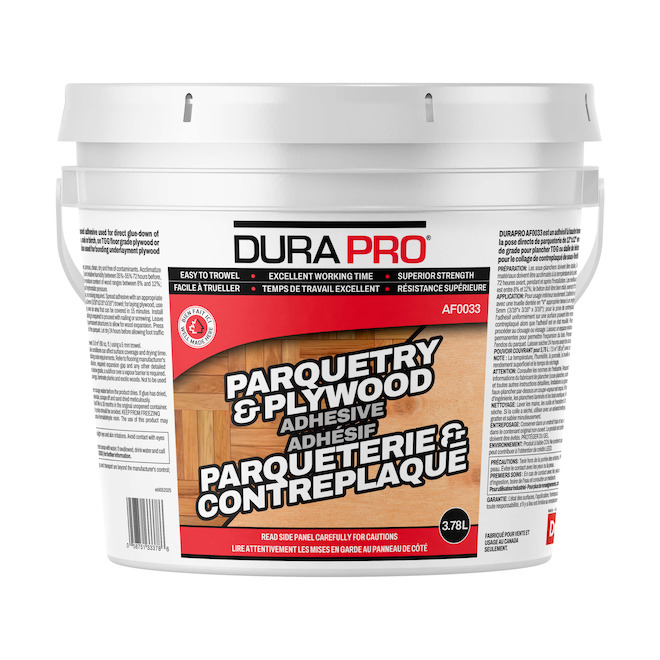DuraPro Adhesive for Parquetry and Plywood - 3.78-l AF0033-378 | RONA