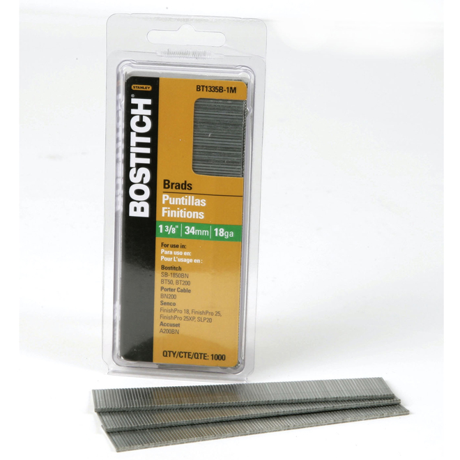 Bostitch 1-3/8 In 18-Gauge Brad BT1335B-1M | RONA