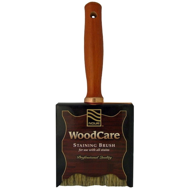 Nour 5.5-in WoodCare Professional Stain Brush 32-150 | RONA