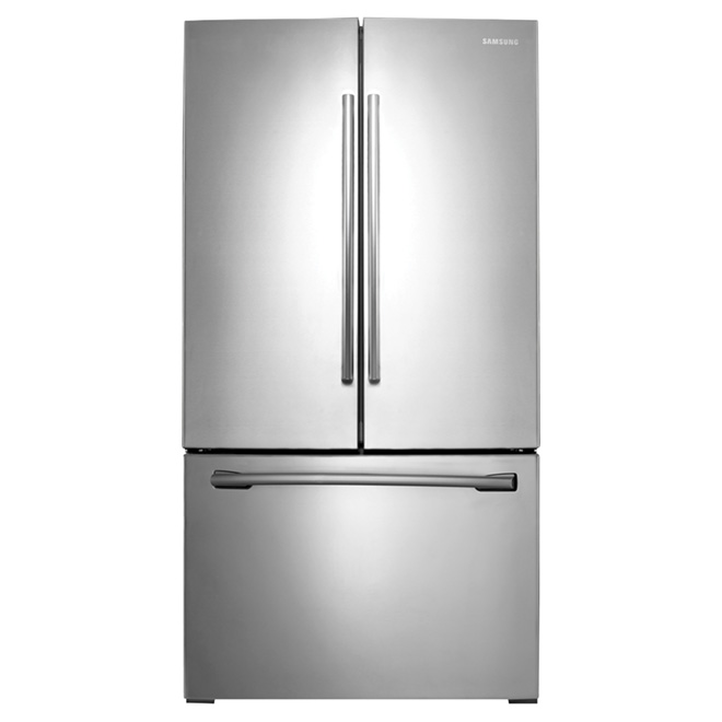 SAMSUNG French Door Refrigerator - 25.7 cu. ft. - Stainless Steel ...
