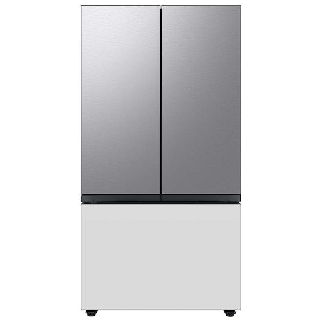 Samsung Bespoke Upper Panel for 3-Door Refrigerator - Stainless Steel ...