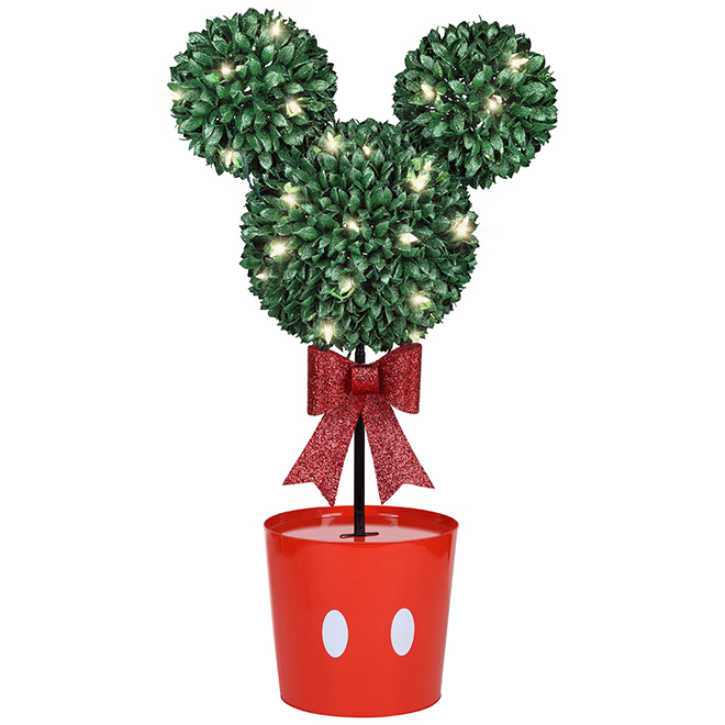 Disney Mickey LED-Lighted Artificial Topiary - 37-in 111287 | RONA
