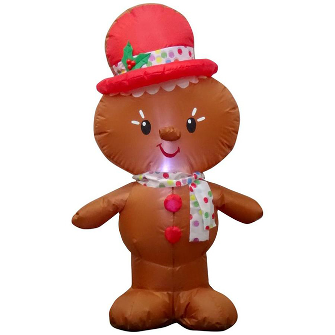 HOLIDAY LIVING Gemmy Inflatable Gingerbread 117166 | RONA